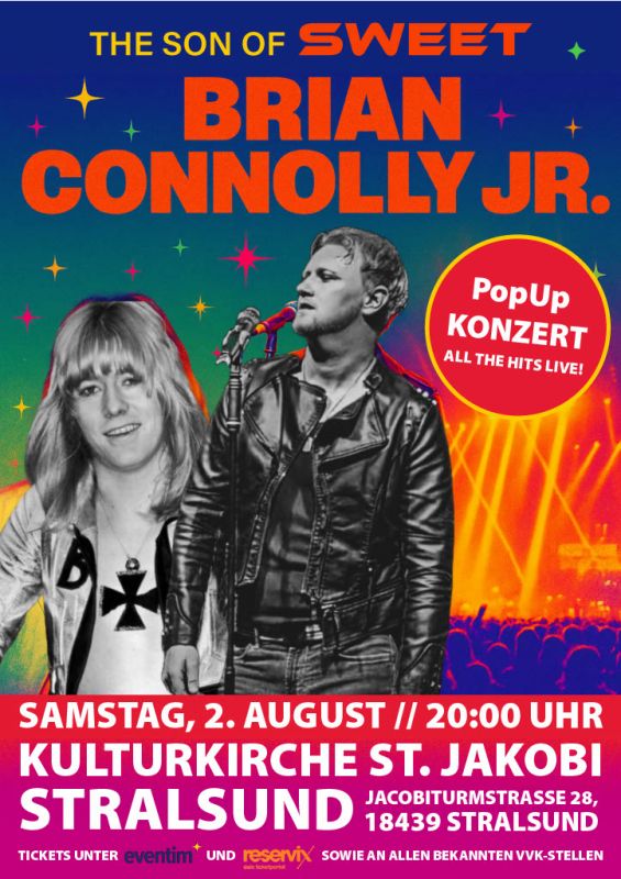Brian Connolly Jr. - The Son of Sweet | Sa, 02.08.2025 | 20:00 Uhr ...